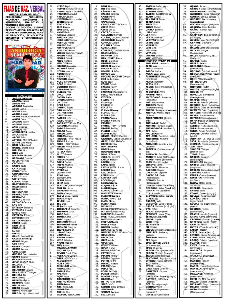 ABC de RAZ VERBAL AltasCapacidades | PDF