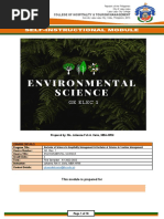 Environmental Science (Module 1st Quarter) Revised PDF | PDF ...