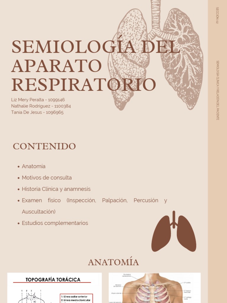 Aparato Respiratorio | PDF | Tos | Especialidades Medicas