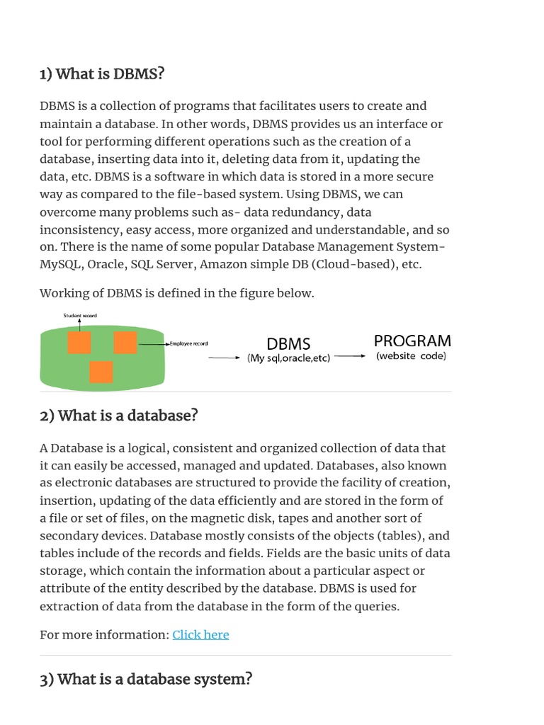 Dbms Final | PDF | Relational Database | Databases Dbms Final | PDF | Relational Database | Databases