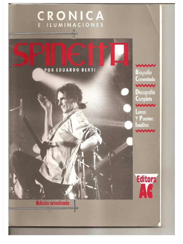 PDF Eduardo Berti Spinetta Cronicas e Iluminacionespdf Compress | PDF