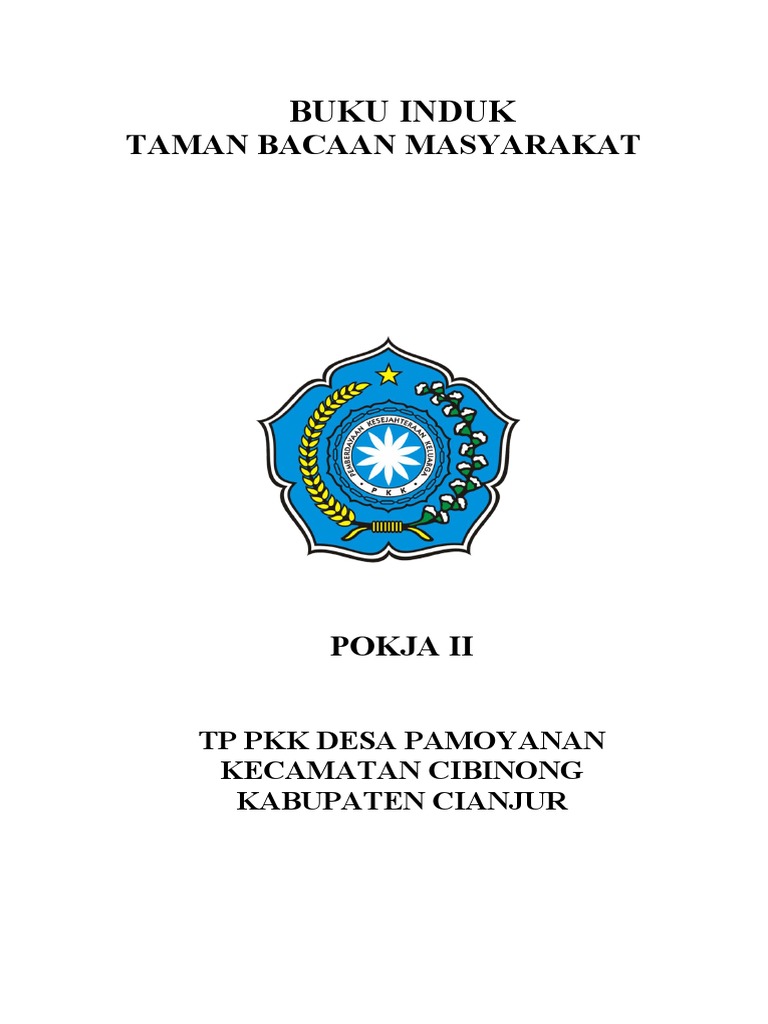 Cover Buku Induk TBM | PDF