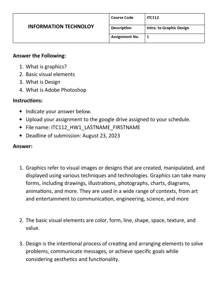Intro to Graphic Design Basics | PDF