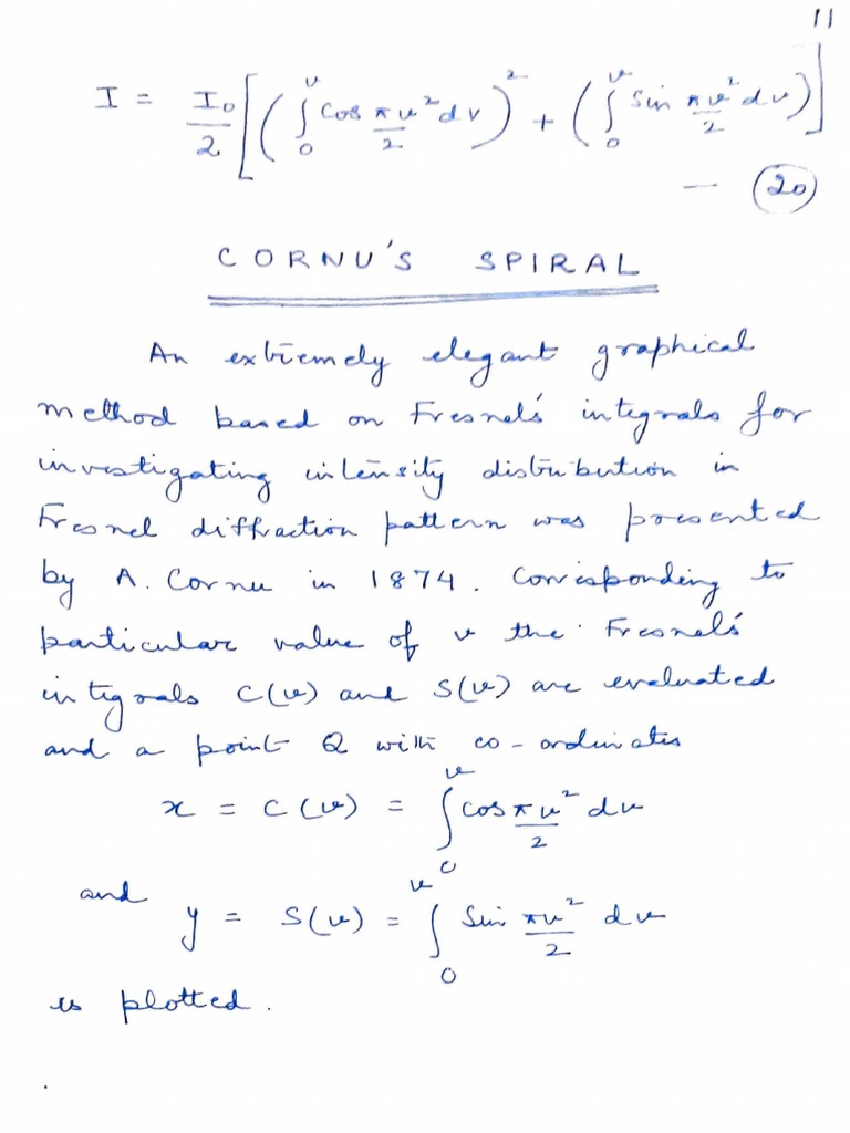 Cornu Spiral Pdf 