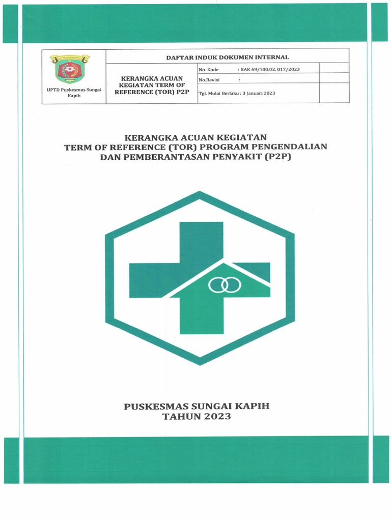 Tor Program Pengendalian Dan Pemberantasan Penyakit-2 | PDF