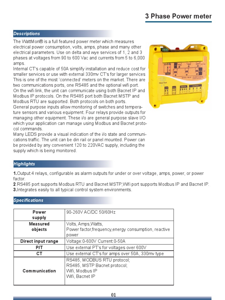 3 Phase Power Meter | PDF | Amplifier | Relay