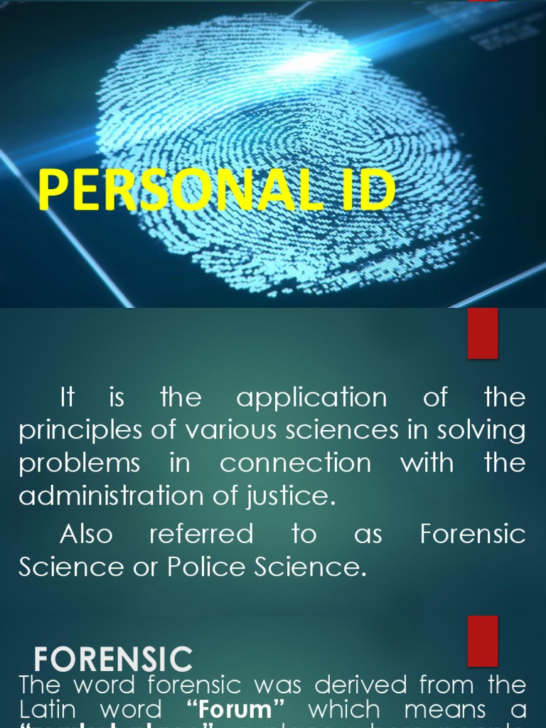 Personal Identification | PDF | Social Science | Young Adult