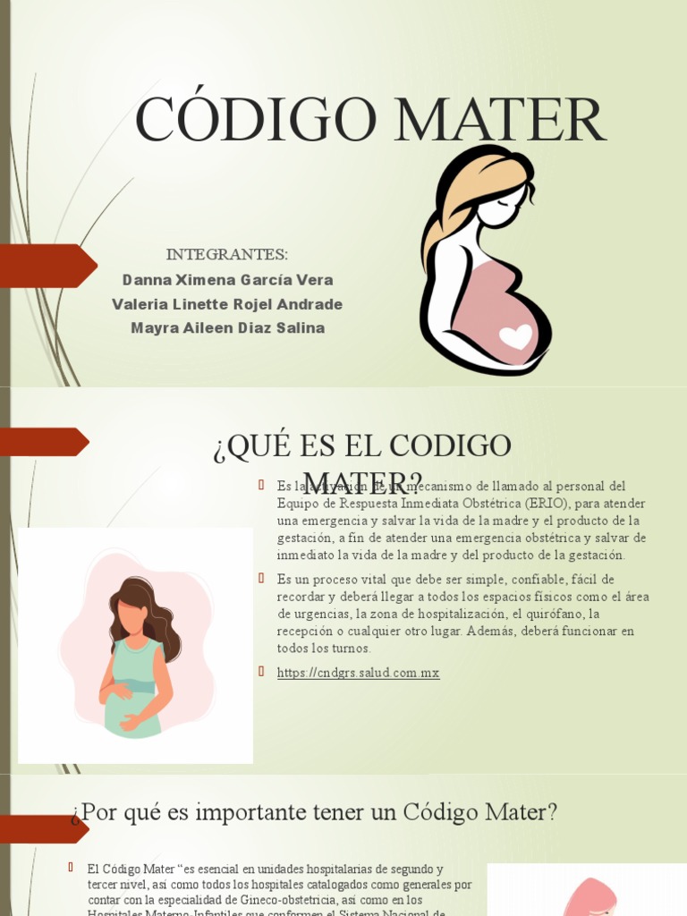 Código Mater... D | PDF | El embarazo | Hospital