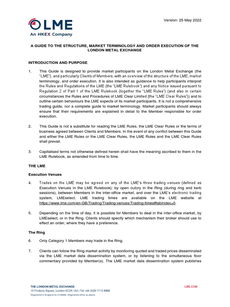 Guide To Market Structure | PDF