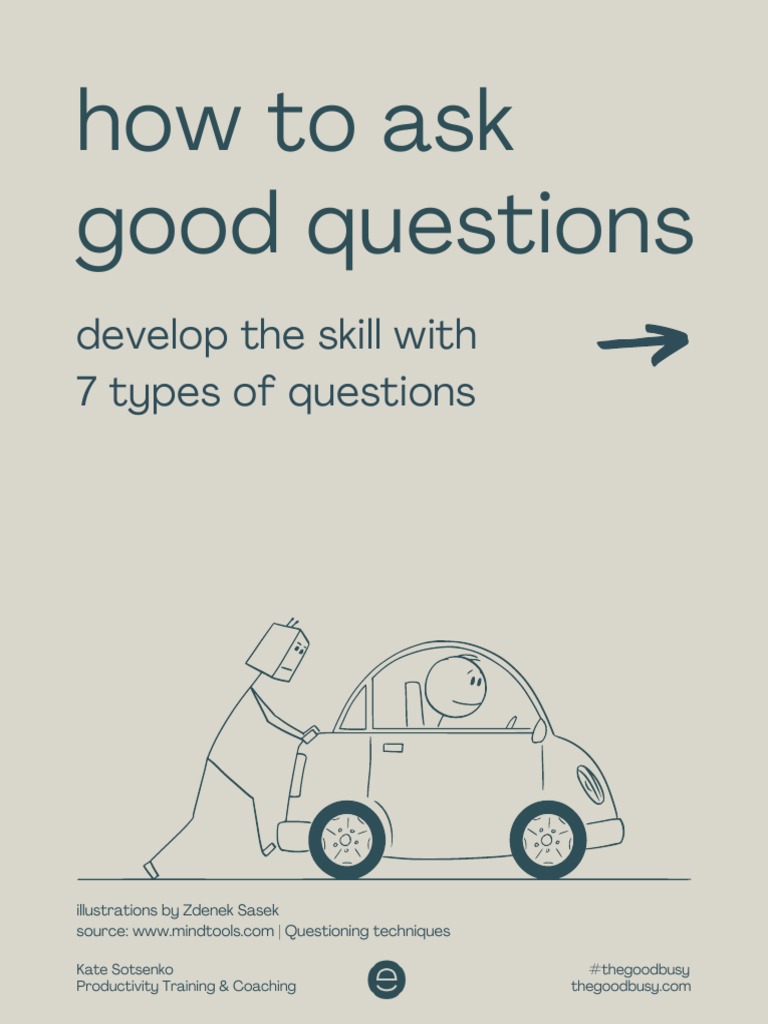 How To Ask Good Questions A Guide To Develop Theskill - 1689774723 | PDF