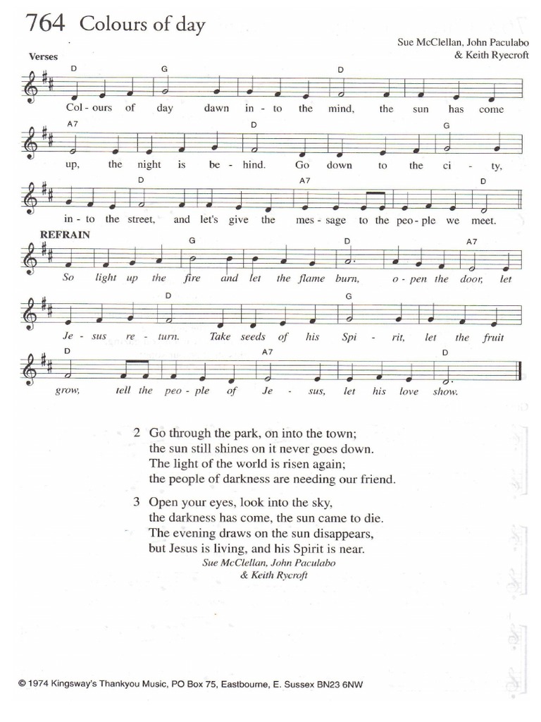 Colours of day | PDF