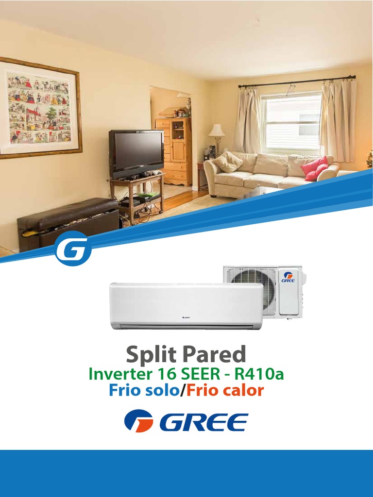 Split Pared Inverter - Gree | PDF | Termodinámica | Materiales ...