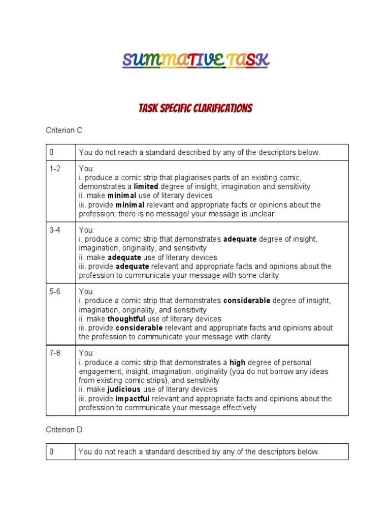 _G7_Unit_3_-_Summative_Assessment_TSC | PDF | Communication | Linguistics