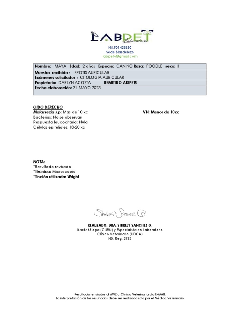 Resultados Maya Acosta | PDF | Ciencia y matemáticas