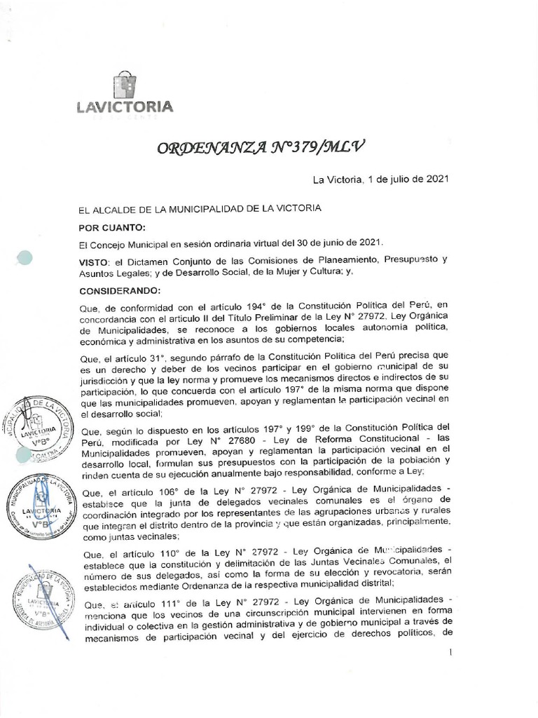 Ord - 379 2021 MLV | PDF