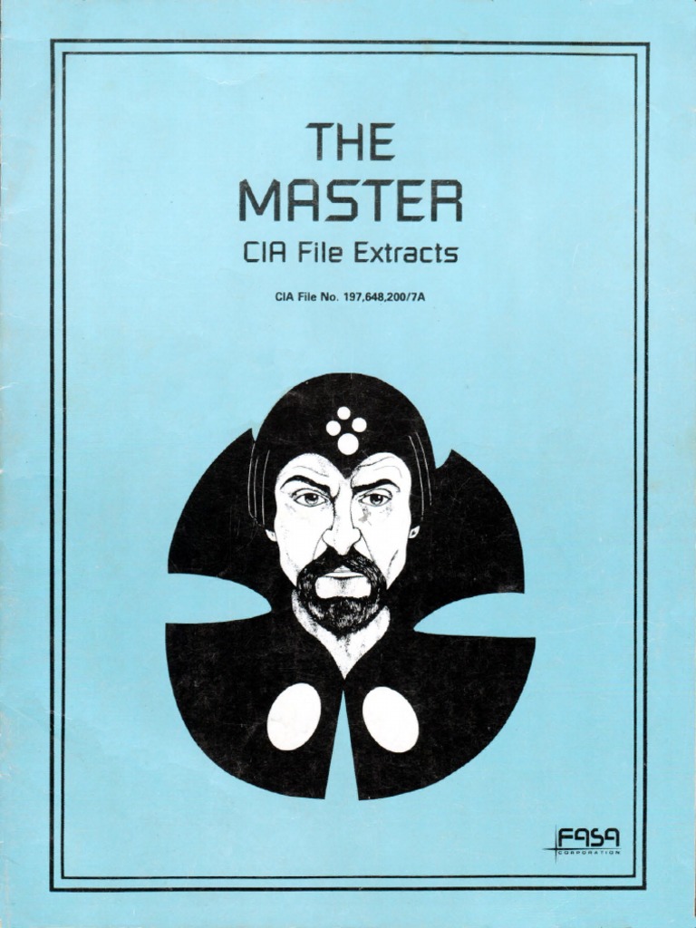The Master CIA File Extracts (FASA9102a) | PDF