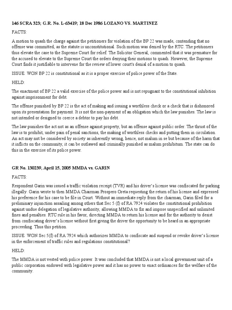Consti 2 Cases | PDF | Bail | Crime & Violence