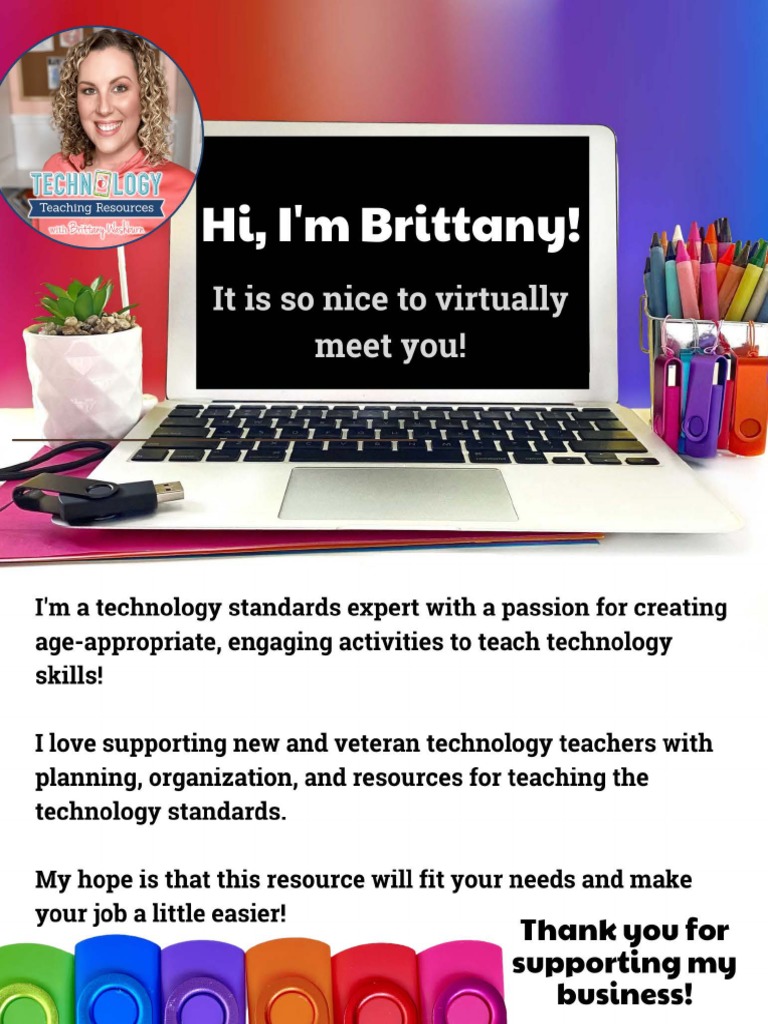 Technology Classroom Management Freebie PDF | PDF