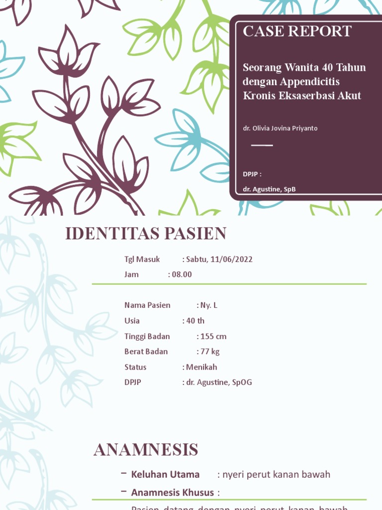 Case Report Appendicitis | PDF