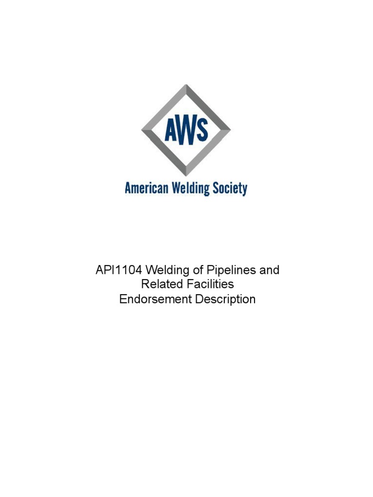 API 1104 Welding Certification Guide | PDF