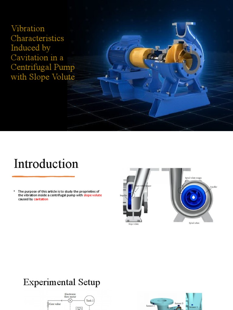 Vibration in Centrifugal Pumps | PDF