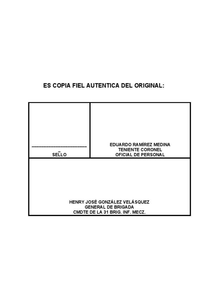 Es Copia Fiel Autentica | PDF