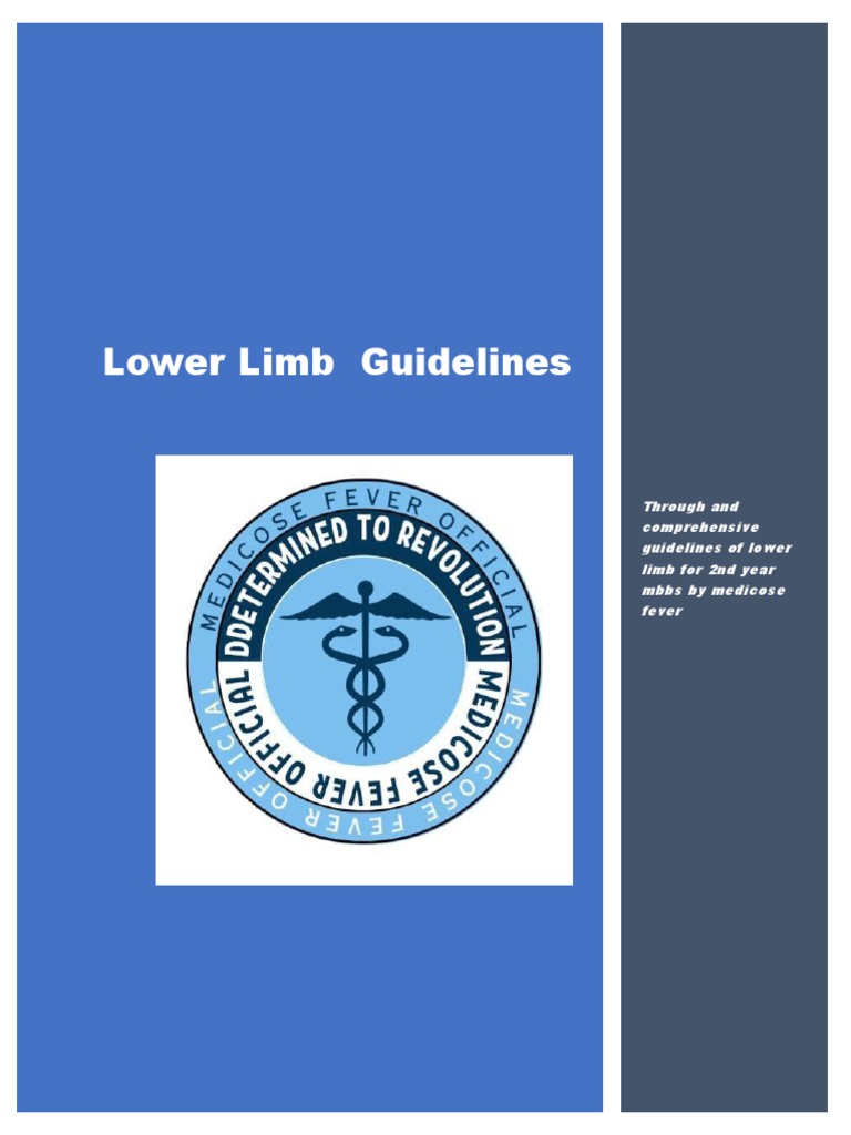 Final Lower Limb Guidelines by Medicose Fever | PDF | Human Leg ...