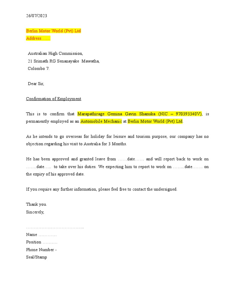 Leave Approval | PDF