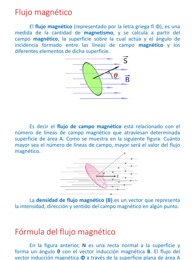 Flujo Magnético | PDF | Ciencia y matemáticas