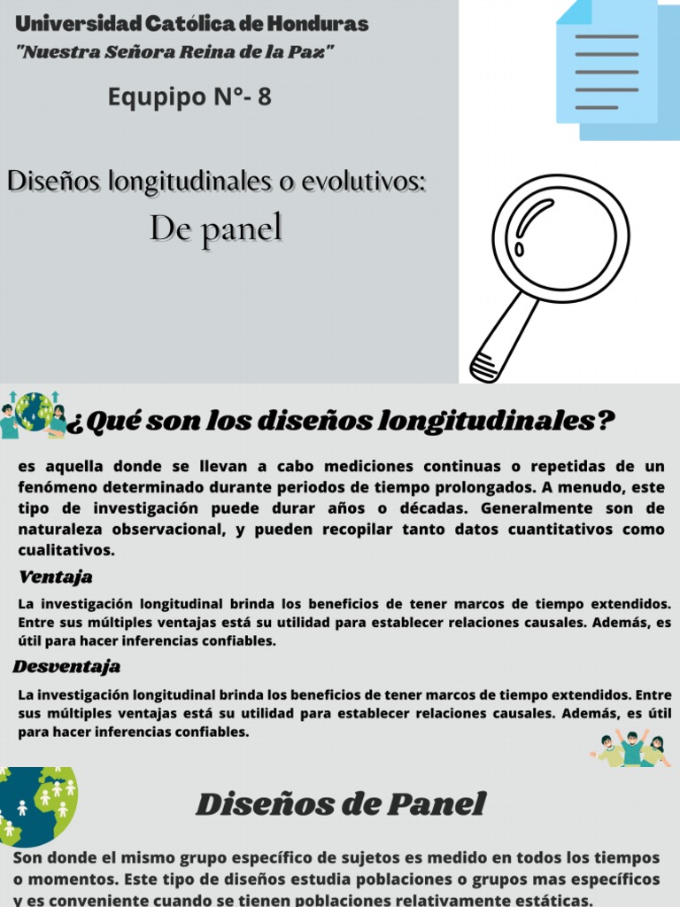Diseño Longitudinal de Panel | PDF