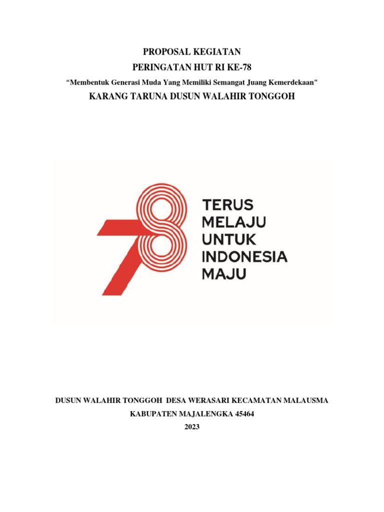 PROPOSAL 17 AGUSTUSAN | PDF