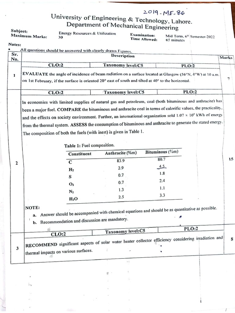 6th Sem 2019 Papers | PDF