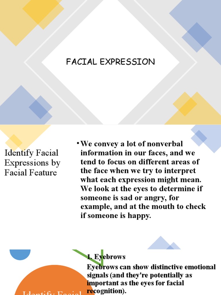 Understanding Facial Expressions | PDF | Self-Improvement