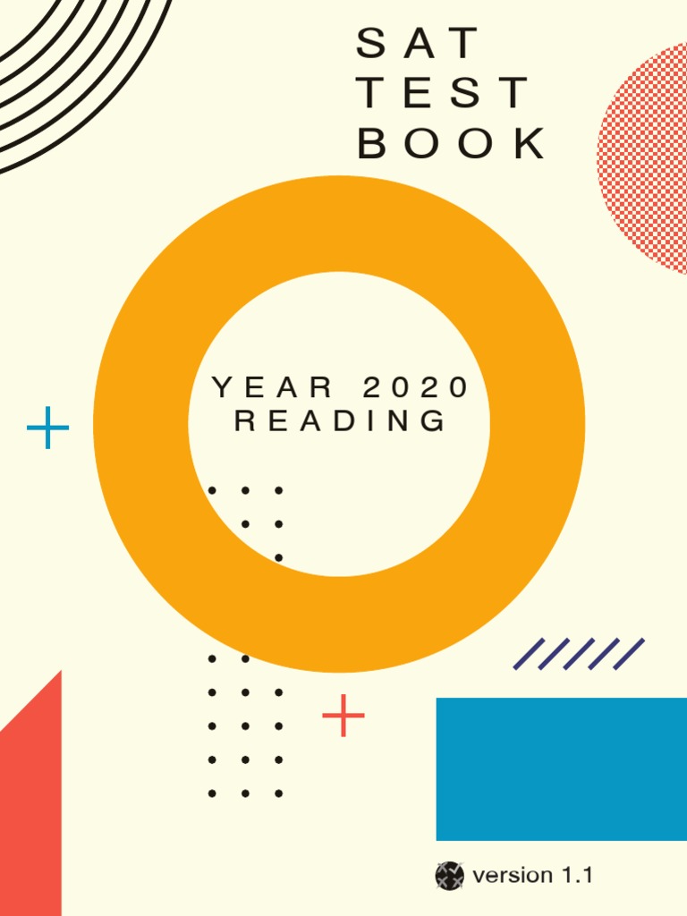 3W1R's SAT Test Book - Reading 2020 | PDF