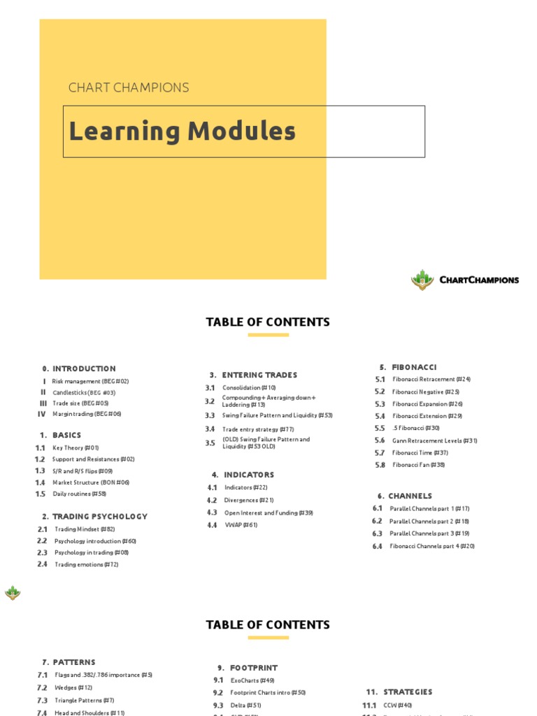 ChartChampions LearningModules LONG | PDF
