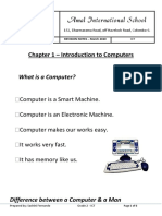 Class 3 Computer Activity Worksheet 1 | PDF | Operating System | Input/Output