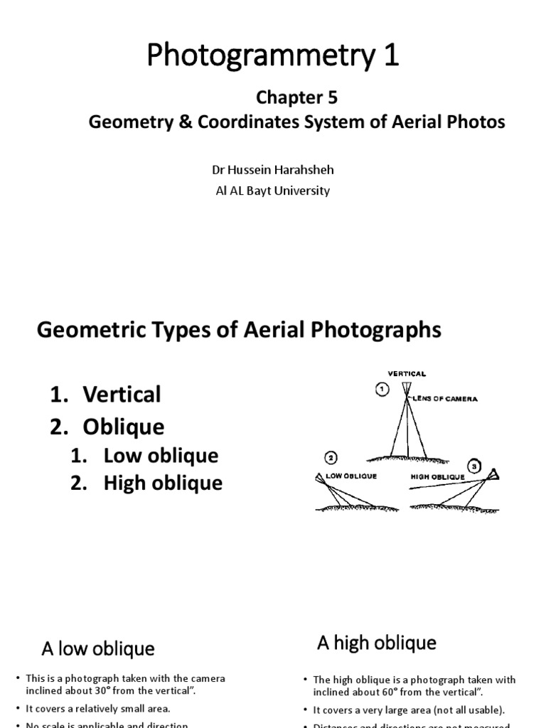 Aerial Photography Geometry Explained | PDF