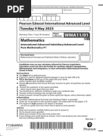 2410 WME01 - 01 IAL Mechanics M1 October 2024 PDF | PDF | Mass | Calculator