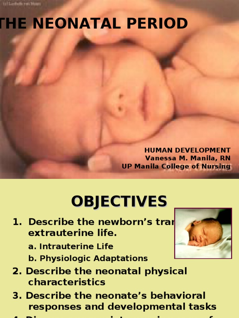 Understanding the Neonatal Period | PDF | Infants | Perception