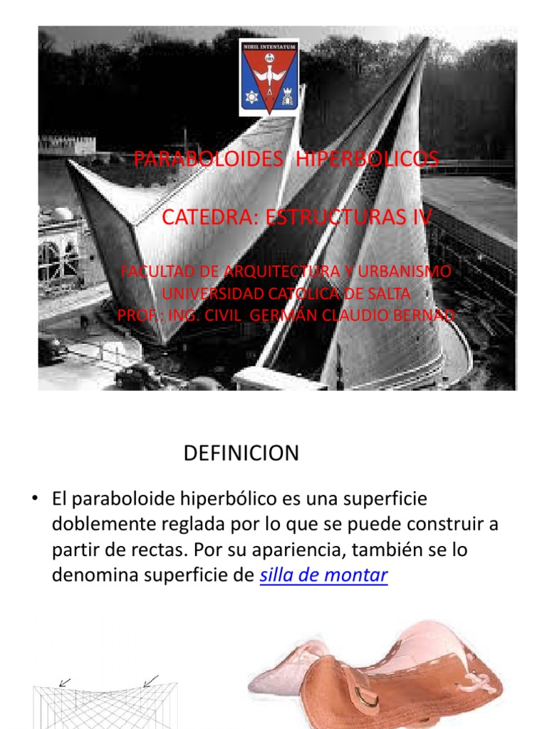 Paraboloides Hiperbólicos en Arquitectura | PDF