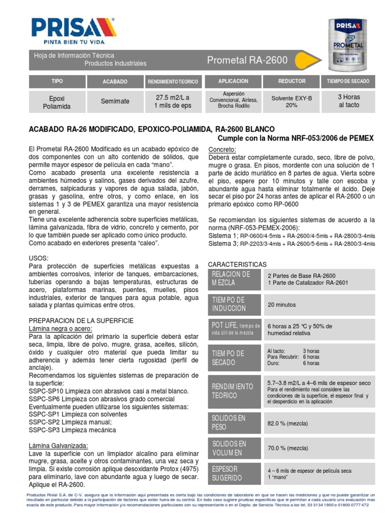 RA-2600_Prometal_RA26Mod_0816 | PDF