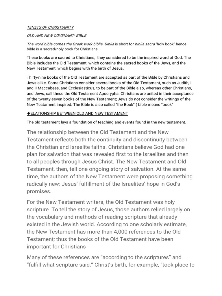 A Level Christianity Notes | PDF