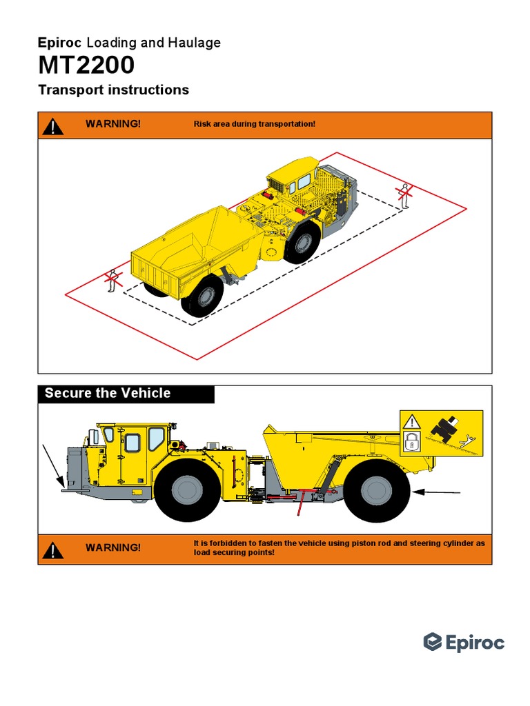 1158 01a MT2200 Transport Instruction Cab | PDF