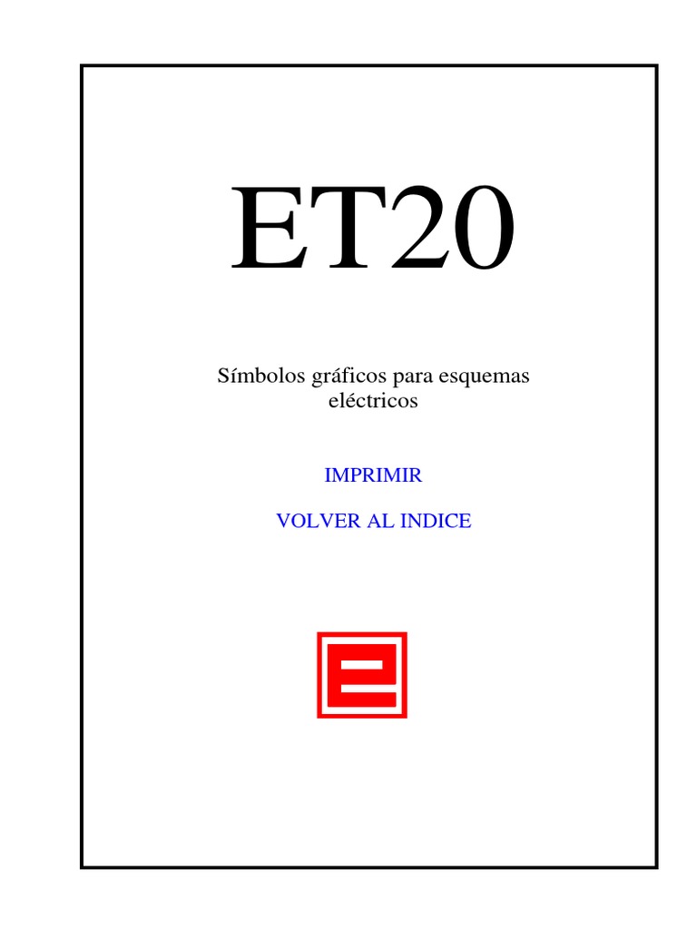 ET20 Simbolos Graficos para Esquemas Ele | PDF