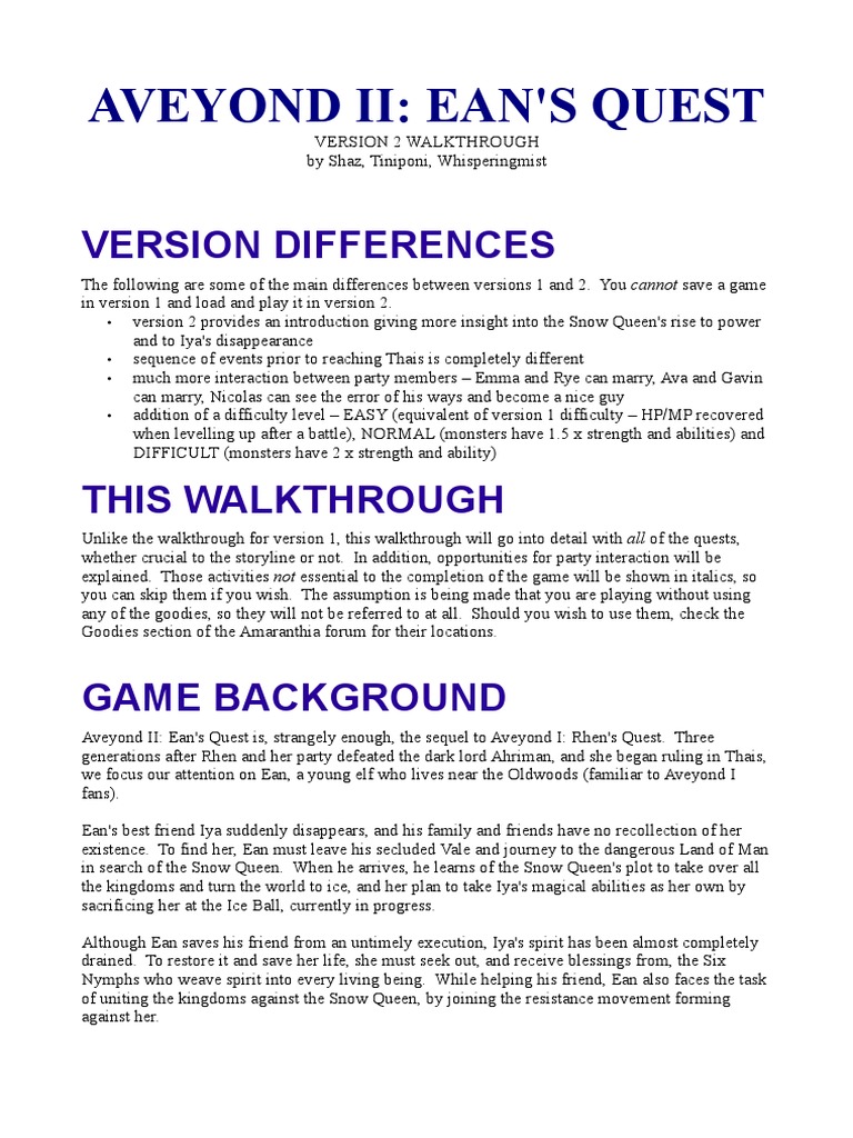 Walkthrough Version2 Pdf