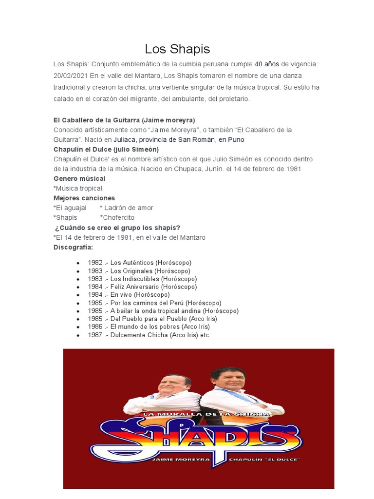 Los Shapis | PDF