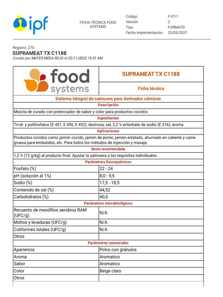 Suprameat TX C1188 | PDF