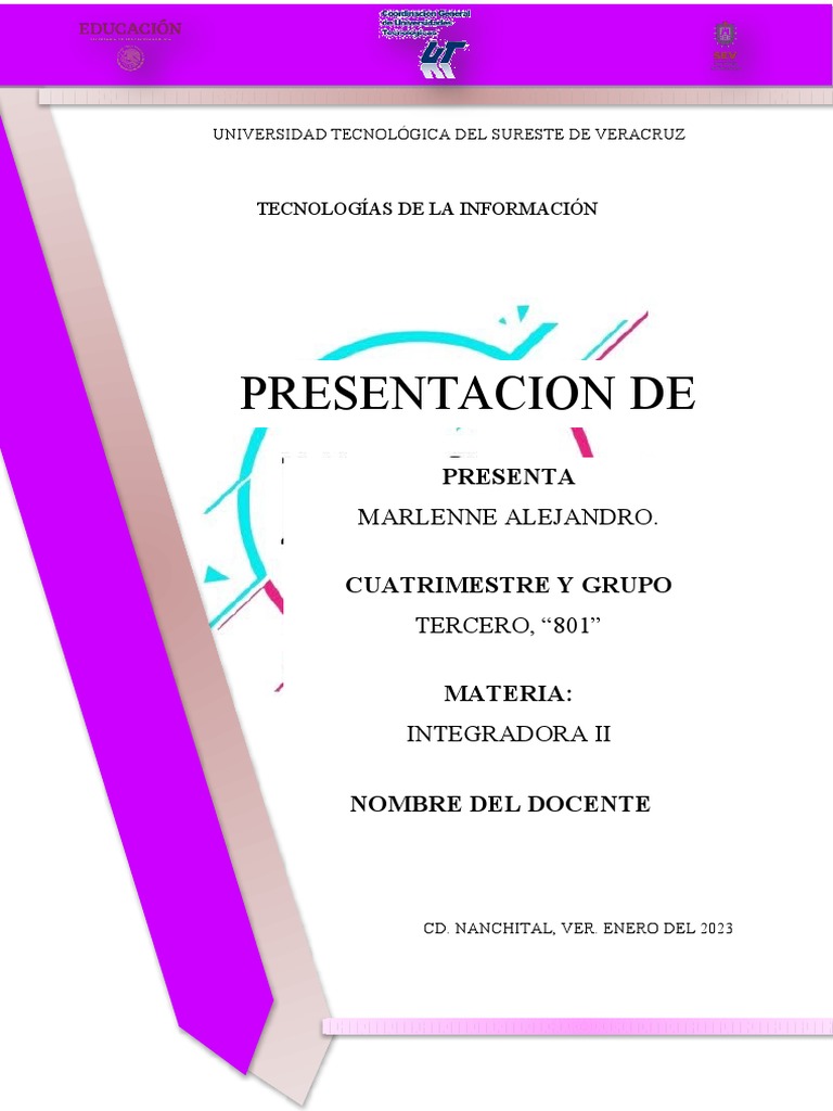 Presentacion de Integradorra II | PDF | Software | Ciencia de sistemas