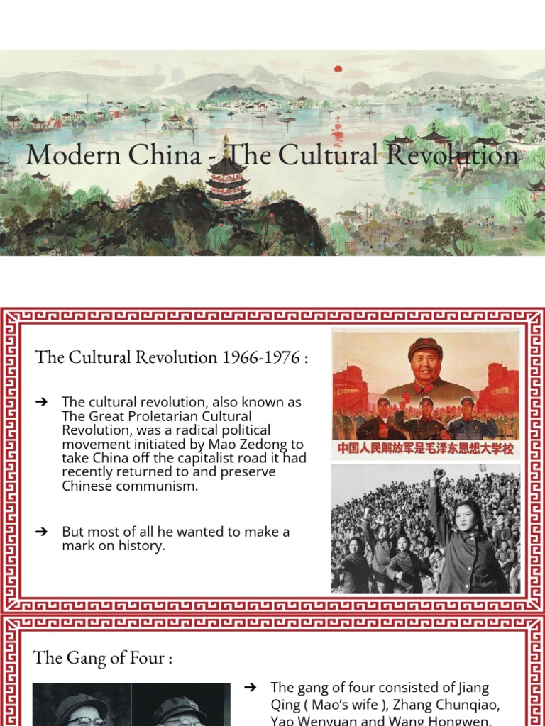 Modern China - The Cultural Revolution | PDF | Cultural Revolution ...