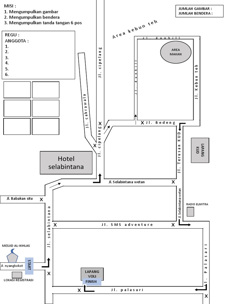 Denah Jalan Santai rw01 | PDF